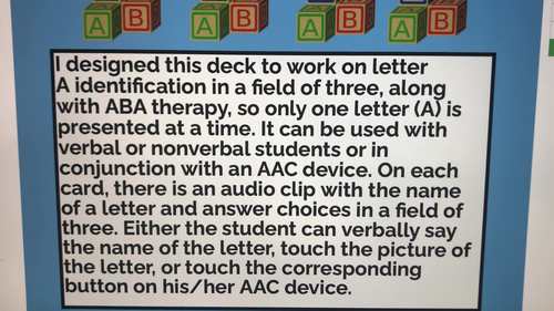 SPEECH THERAPY BOOM CARDS BUNDLE: LETTER ID (ENTIRE ALPHABET) IN A ...