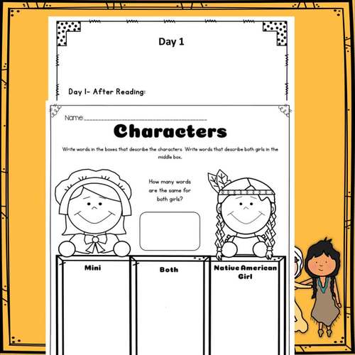 The Littlest Pilgrim | Book Study | 2 - 3 by Pint Size Learners | TPT