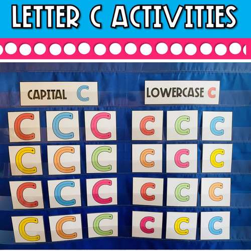 Alphabet Letter C Introduction Activities (Pocket Charts and More)