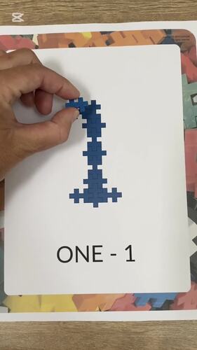 Build Numbers 0-20 with Plus Plus Blocks - Kindergarten math Center ...