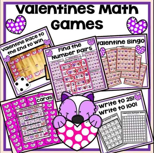 Valentine's Day Math Activities First Grade by Robin Wilson First Grade ...