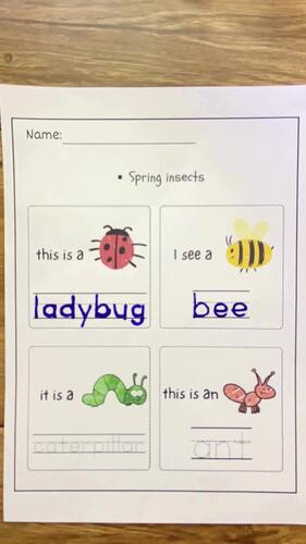 Spring Vocabulary Wall Cards & Activities | 30+ Spring Word Cards for ...