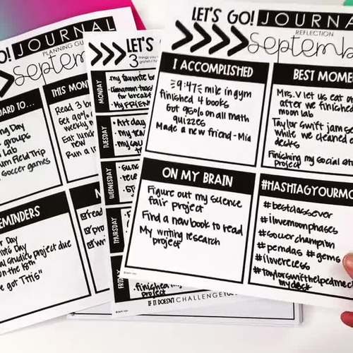 Let's Go Journal (Gratitude, Goals, Awesomeness) by Beth Van | TpT