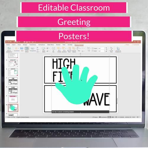 Morning Greeting Posters BITMOJI Classroom At the door Choices Signs ...