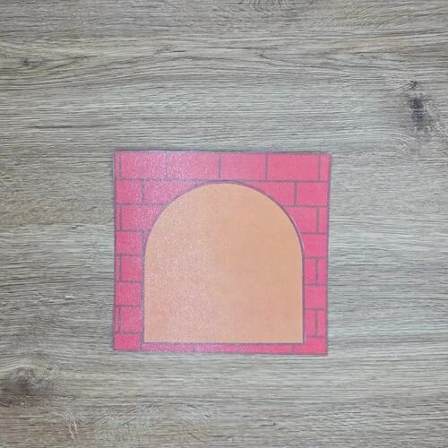 Christmas Fireplace Craft Template by Mollers Makes It | TPT