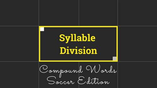 Compound Words Orton Gillingham Syllable Division - BOOM Divide ...
