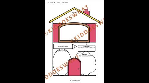 All About Me House - Back to School House in Classtown Bulletin Board ...