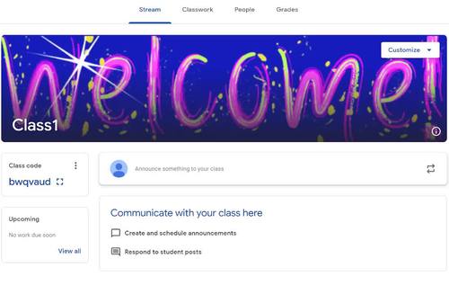 Animated Google Classroom Headers (November) Banners - Distance Learning