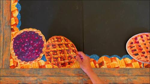 Pie Bulletin Board Kit and Decorations by Bulletin Board Store | TPT