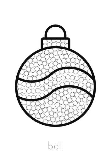 Christmas Q-TIP Painting for kids, Christmas Q-TIP Fine Motor Activity