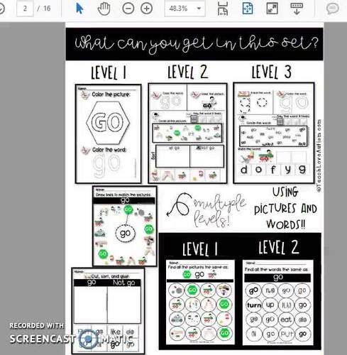 Core Vocabulary Worksheets: UP for Reading, Phonics, AAC, and Speech ...