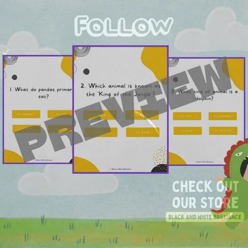 Ultimate Animal Kingdom Quiz: Discover the Wonders of Wildlife! (PPTX ...