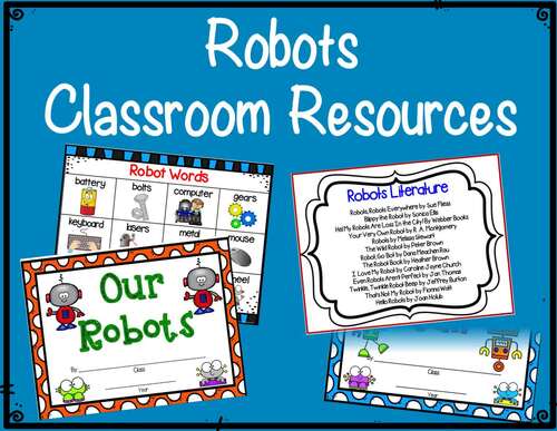 Robots Unit: Literacy & Math Centers & Activities | TPT