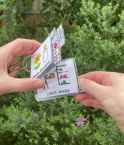 Visual Lanyard with Tabs and Guide by The Visual Guide - Resources