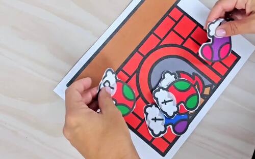 Christmas Fireplace Stocking Name Craft | Editable Bulletin Board Activity