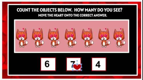 Number Sense| Whole Numbers| Counting| Valentine's Day| Google Slide