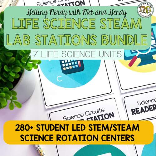 STEM/STEAM Student-led Science Centers & Lab Stations for Life Science ...