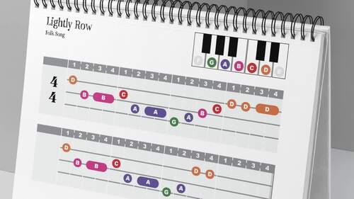 My First Piano Adventure: 10 Easy-to-Play Pre-Reading | Level II Songs