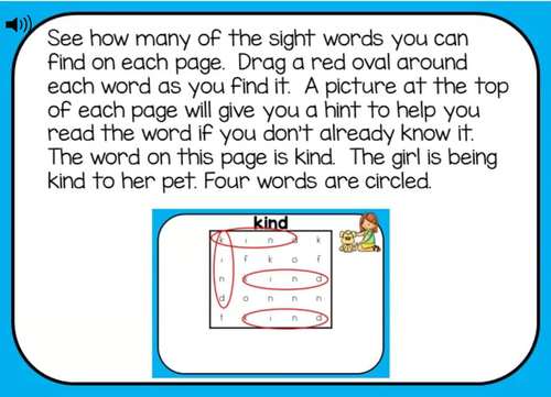 Boom Cards | Sight Words | Word Searches by Pint Size Learners | TPT