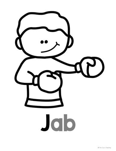 CVC Coloring Page BIG by The Joy in Teaching | TPT