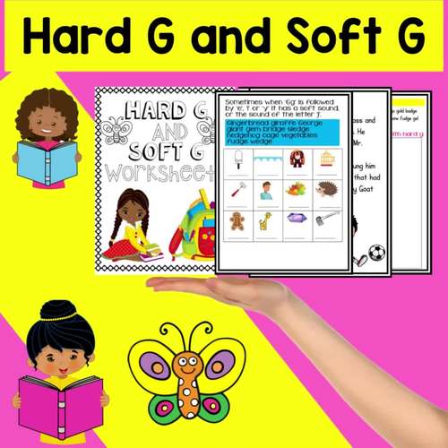 Hard G and Soft G Worksheets by Futuristic Teacher | TpT