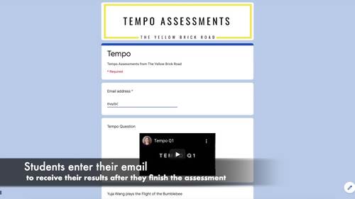 Digital Assessments for Elementary Music - music tests - music assessments