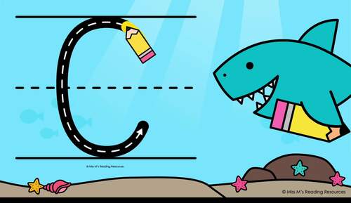 Phonics Games Alphabet Tracing Kindergarten Centers Digital Alphabet ...