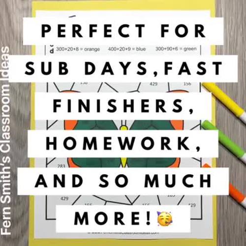Different Forms Of Numbers Color By Number By Fern Smith s Classroom Ideas