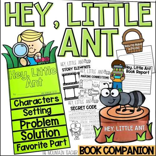 Hey, Little Ant Read Aloud Activities with Bug Crafts for Insect Theme