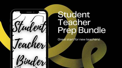 New Teacher / Student Teacher Bundle by The Sunny Schoolyard | TPT