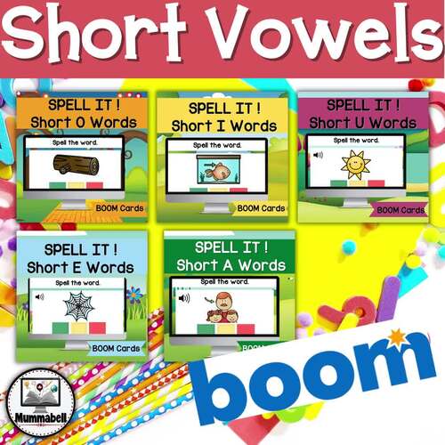 Short Vowel CVC Word Work Practice - Digital & Print by Mummabell