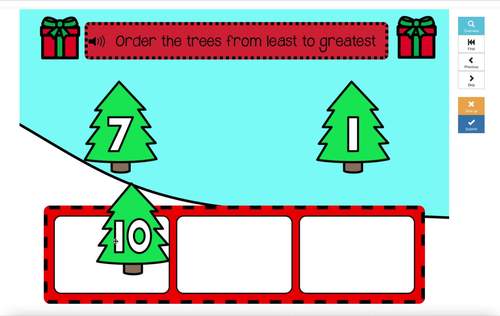 Order the Trees Least to Greatest Boom Cards™Digital Task Cards | TPT