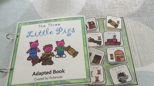 The Three Little Pigs Interactive Book(Special Education and Autism ...