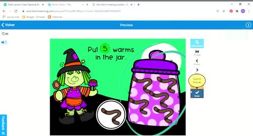 BOOM CARDS HALLOWEEN: COUNTING NUMBERS 1-10 | Digital Math Game by Ms ...