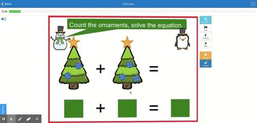 Single-Digit Addition Christmas (Boom Cards) by Mr and Mrs SpEd | TpT