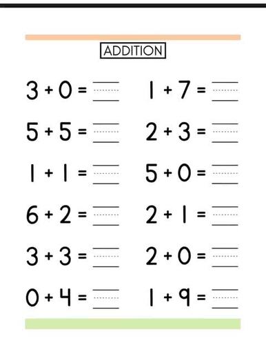 Kindergarten Math Equations Within 10, Math Worksheets | TPT