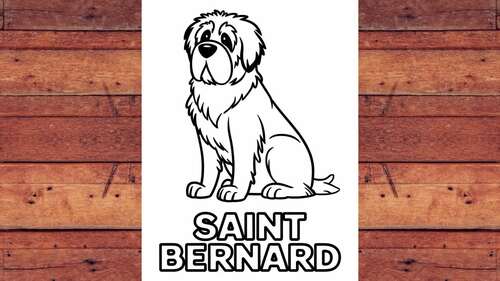Dog Breeds Coloring Pages for Kids | Printable Dog Activities with ...