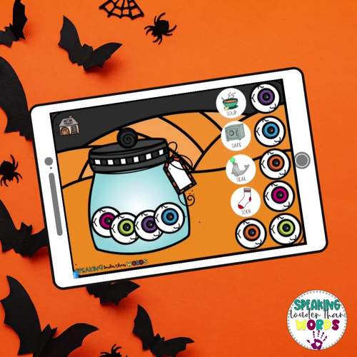 Drag N Drop Articulation Boom Cards Halloween Theme: Late Sounds