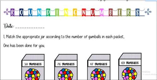 Rounding 5 digit numbers || Rounding numbers || Worksheet || Homeworksheet