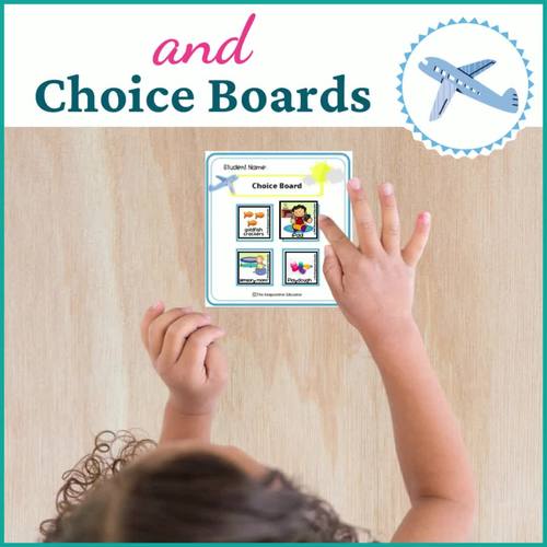 Airplanes Token Board Individual Reward Systems Reward Chart | TPT