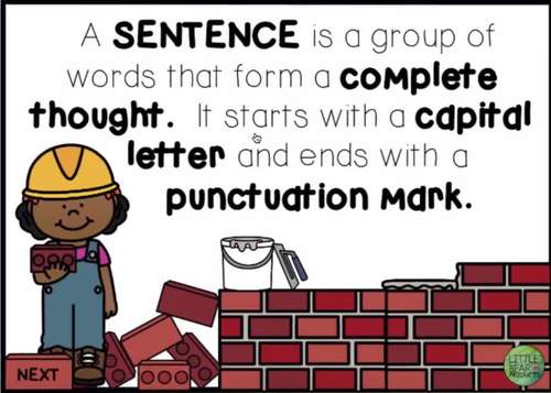 Sentence Building Activity | Compound Sentences | Complete Sentences ...
