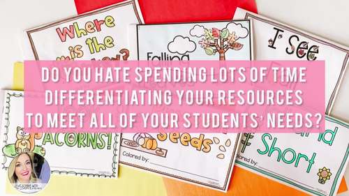 November Math and Literacy Thanksgiving Activities for Kindergarten