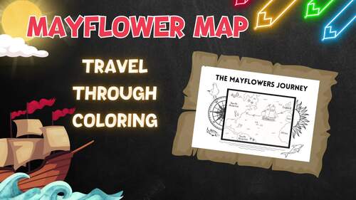 Thanksgiving Activities: History of Thanksgiving Mayflower Map and Fun ...