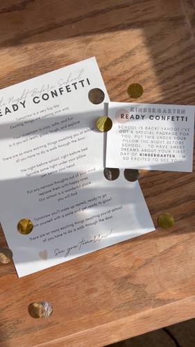 Boho Ready Confetti | Back to School | Open House | Printable | Editable