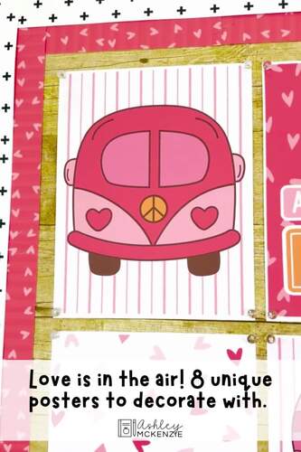 Valentine's Day Posters February Bulletin Board Printable Bulletin ...