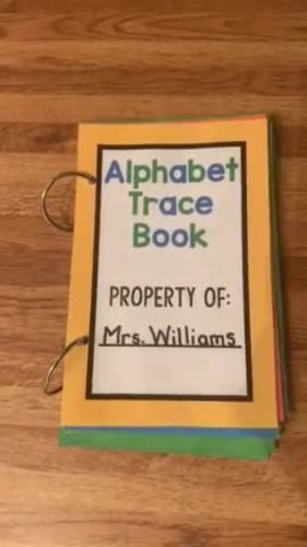 Alphabet Trace Book - Learning Letters of the Alphabet by Red Headed ...