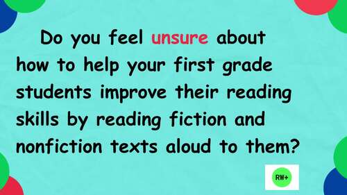 Read Aloud - Basic - Grade 1 by readingwarmupsandmore | TPT