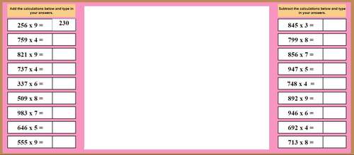 Digital Pixel Art NO PREP - Donut 3-digit by 1-digit Multiplication ...