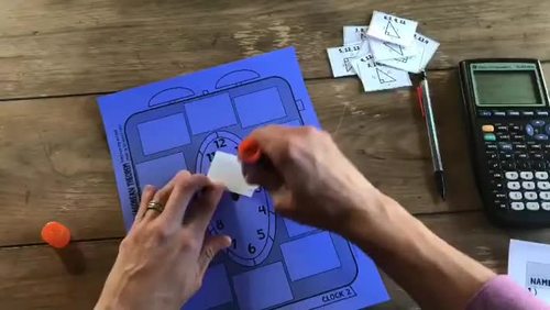 GCF & LCM Around the Clock Partner Scavenger Hunt Activity | TPT