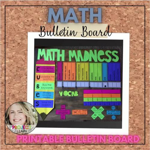 Math Bulletin Board by Project Learn | TPT